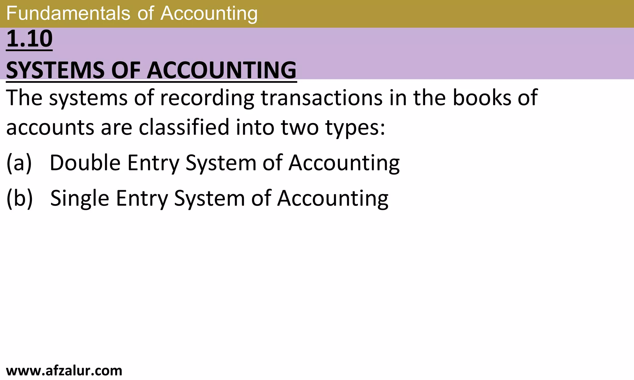 Chapter 1: Fundamentals of Accounting | PPTX