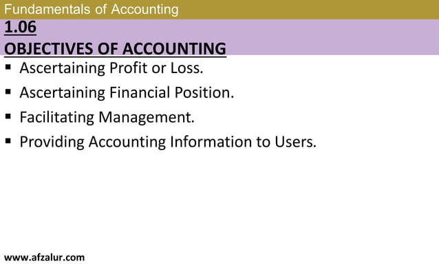 Chapter 1: Fundamentals of Accounting | PPTX
