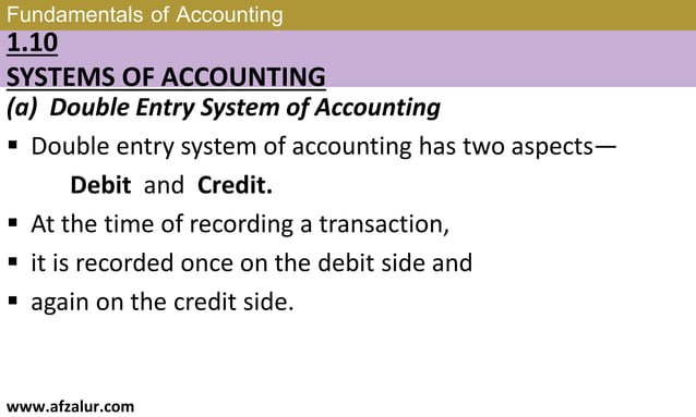 Chapter 1: Fundamentals of Accounting | PPTX