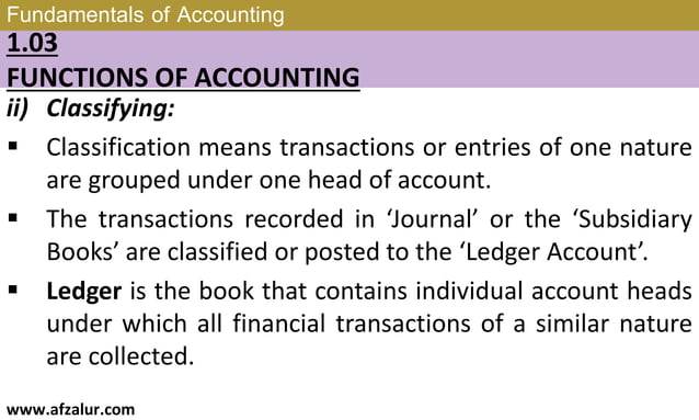 Chapter 1: Fundamentals of Accounting | PPTX