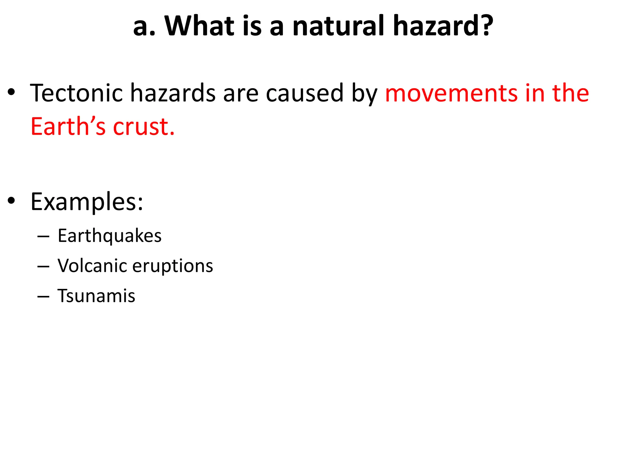 Chapter 1 Gateway 1 Tectonic plates hazards plate boundaries.ppt
