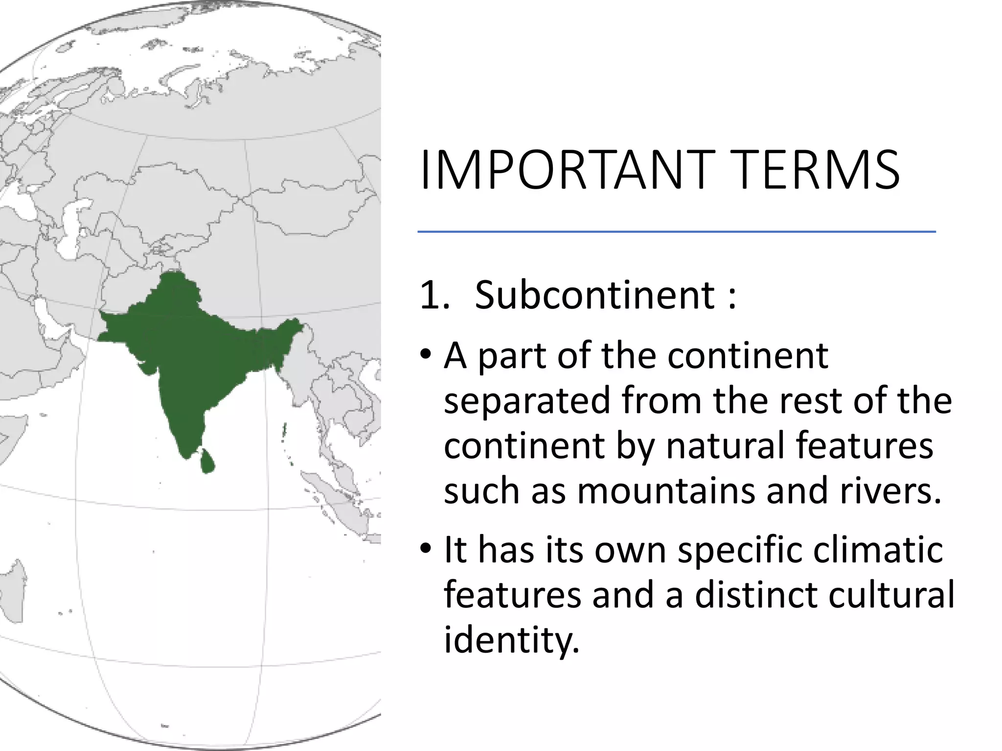 Chapter - 1, India: Size & Location, Geography, Social Science, Class 9 ...