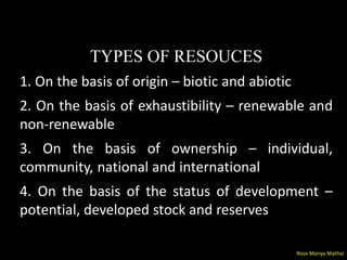 Resources and development | PDF