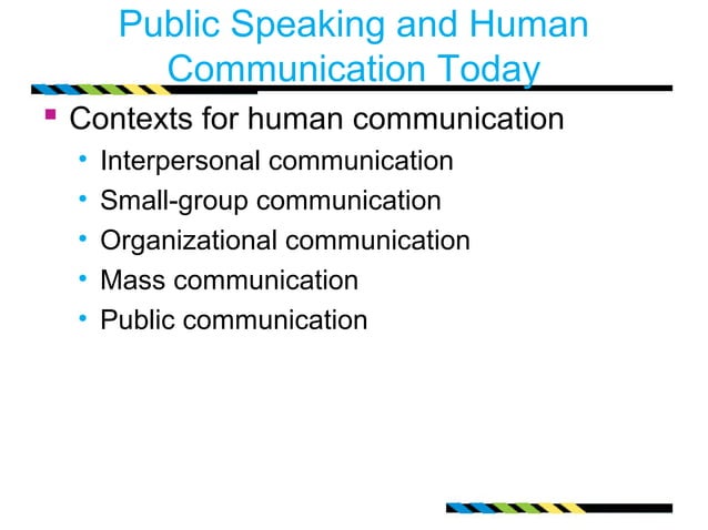 Chapter 1: Getting Started- The Evolving Art of Public Speaking | PPT