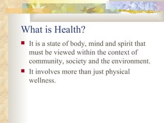 Chapter 1 Healthy Choices | PPT
