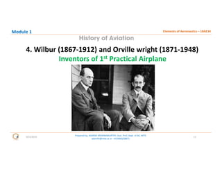 Ch1: History of Aviation - Elements of Aeronautics | PDF