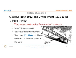 Ch1: History of Aviation - Elements of Aeronautics | PDF