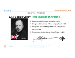 Ch1: History of Aviation - Elements of Aeronautics | PDF
