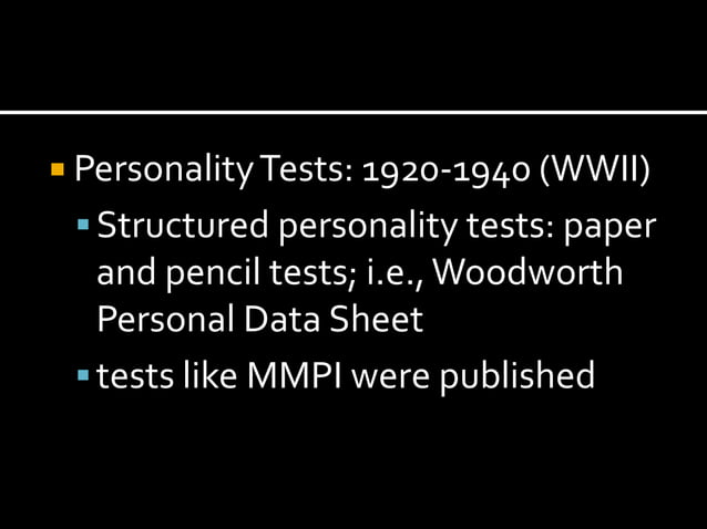Chapter 1 history of testing | PPTX