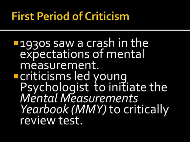 Chapter 1 history of testing | PPTX