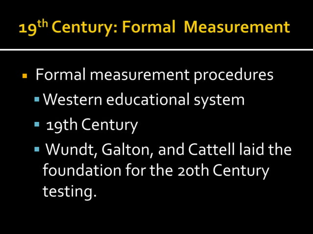Chapter 1 history of testing | PPTX