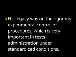 Chapter 1 history of testing | PPTX