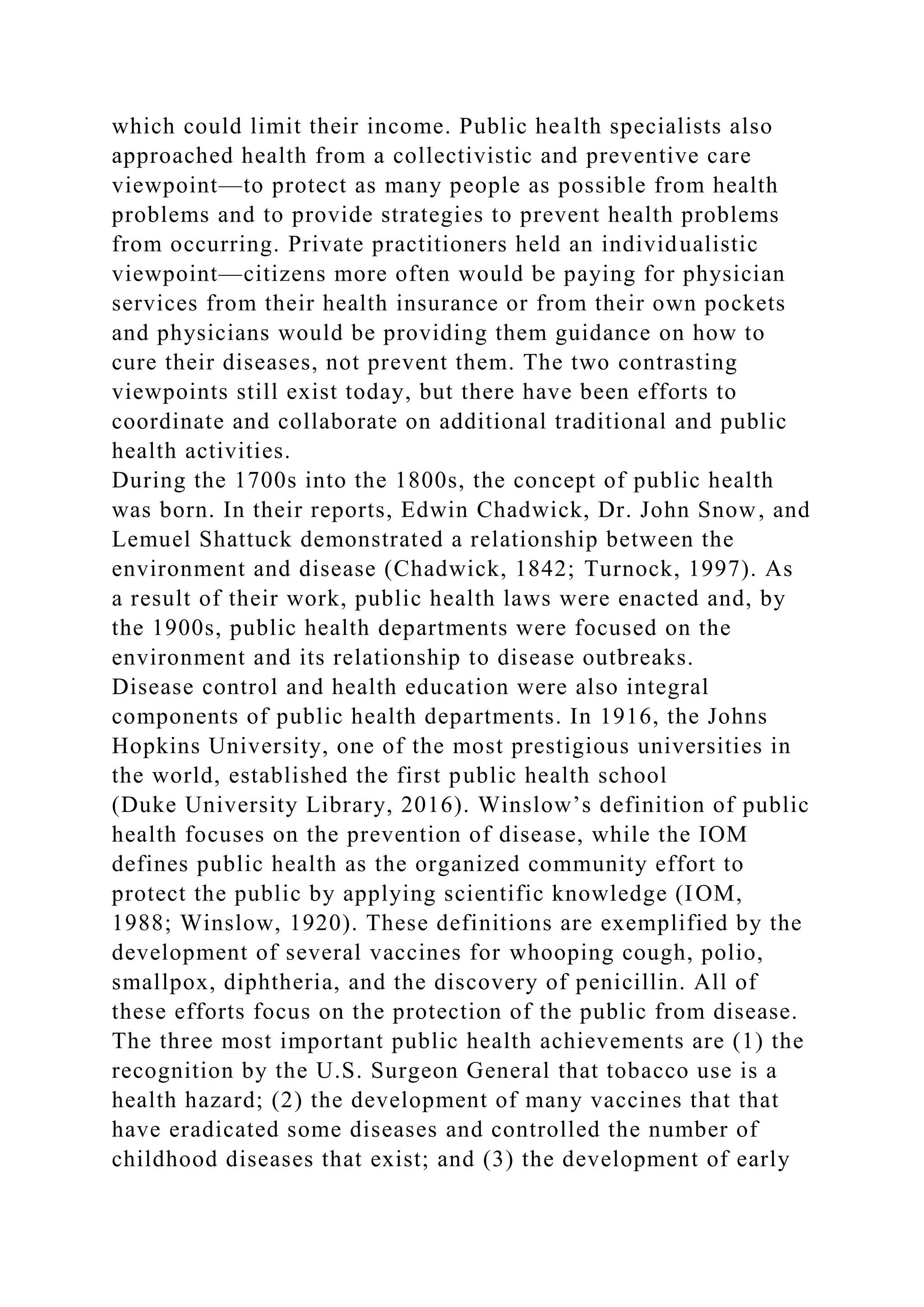 CHAPTER 1History of the U.S. Healthcare SystemLEARNING OBJECTI.docx