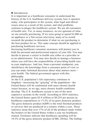CHAPTER 1History of the U.S. Healthcare SystemLEARNING OBJECTI.docx