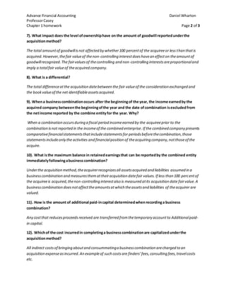 Chapter 1 homework | PDF