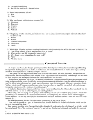 Chapter 1 homework revised 11.24.13 | Educational Assessment | Education