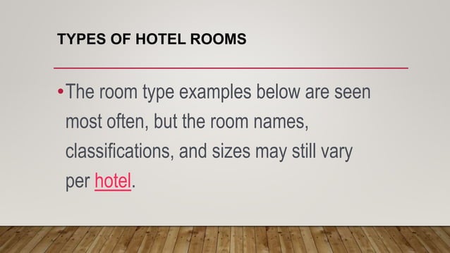 Tourism and Hospitality Description and abbre | PPT