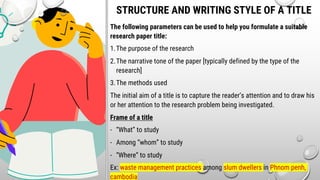 Chapter 1_How to write research topic.pdf | Educational Assessment ...