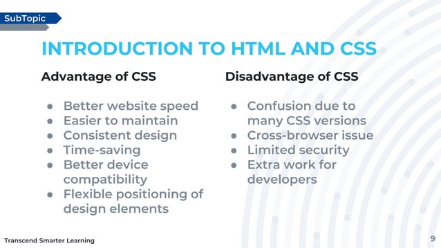 CHAPTER 1_ HTML and CSS Introduction Module | PPTX | Web Design and ...