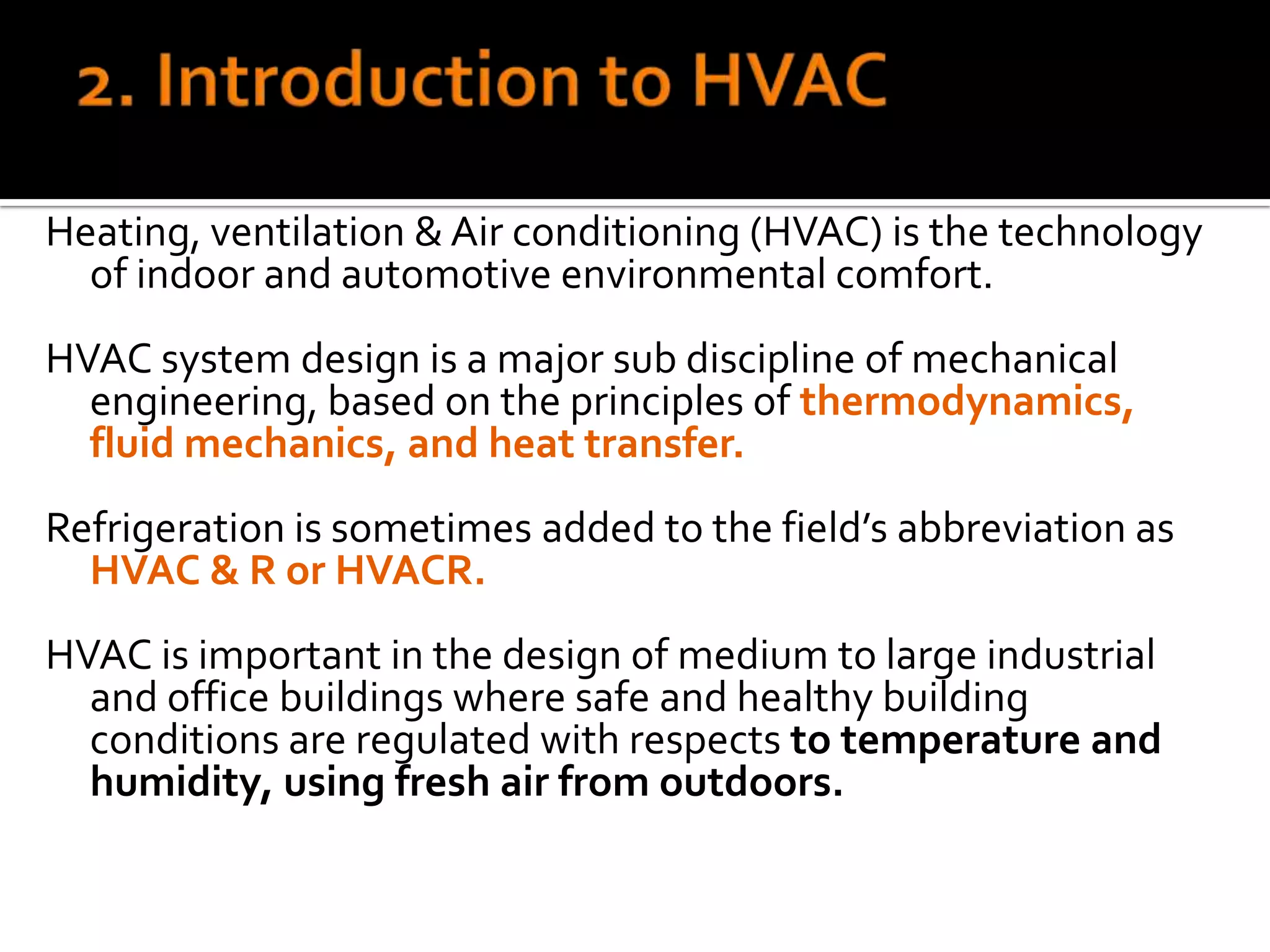 Chapter 1 hvac | PPTX