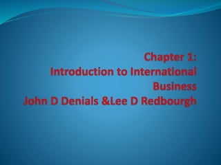 IBM CHAPTER NO:01 | PPTX