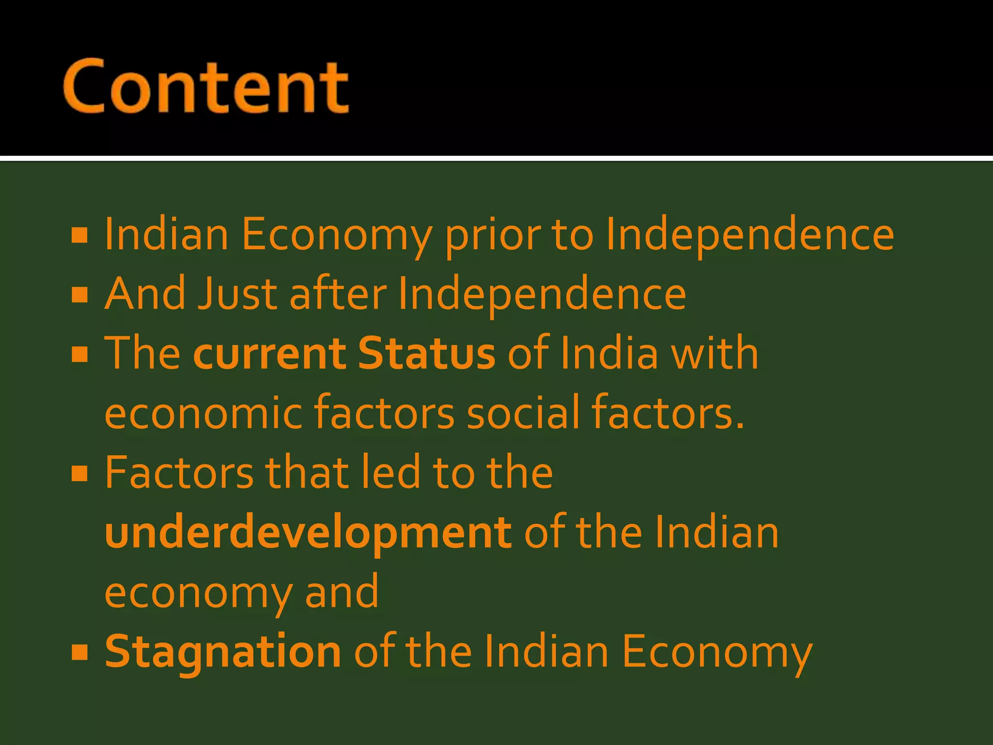 Chapter 1 indian economy | PDF