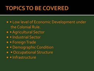 Chapter 1 indian economy | PDF