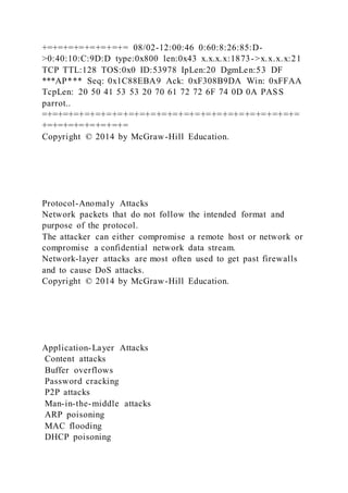 Chapter 1Information Security OverviewCopyright © 2014 by Mc | DOCX ...