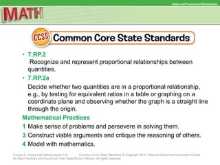 (7) Lab Inquiry - Proportional and Non-Proportional Relationships | PPTX