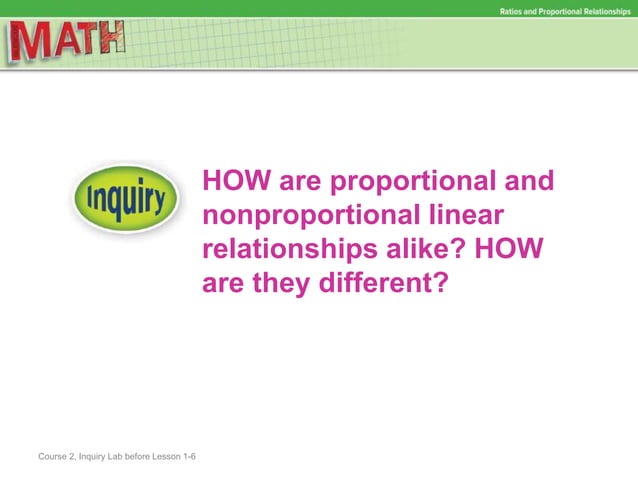 (7) Lab Inquiry - Proportional and Non-Proportional Relationships ...