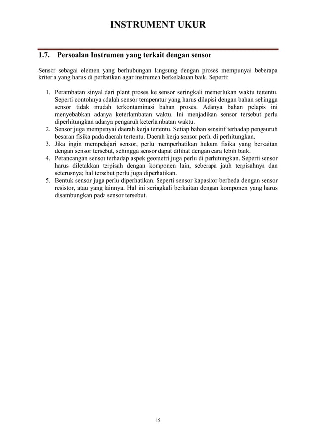 STANDAR UNTUK PENGUKURAN TEKNIK MESIN DAN INSTRUMENTASI 3 | PDF