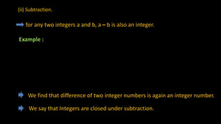 STANDARD 7 INTEGERS IN THIS PPT YOU CAN LEARN AND EDUCATE YOUR SELF. | PPTX