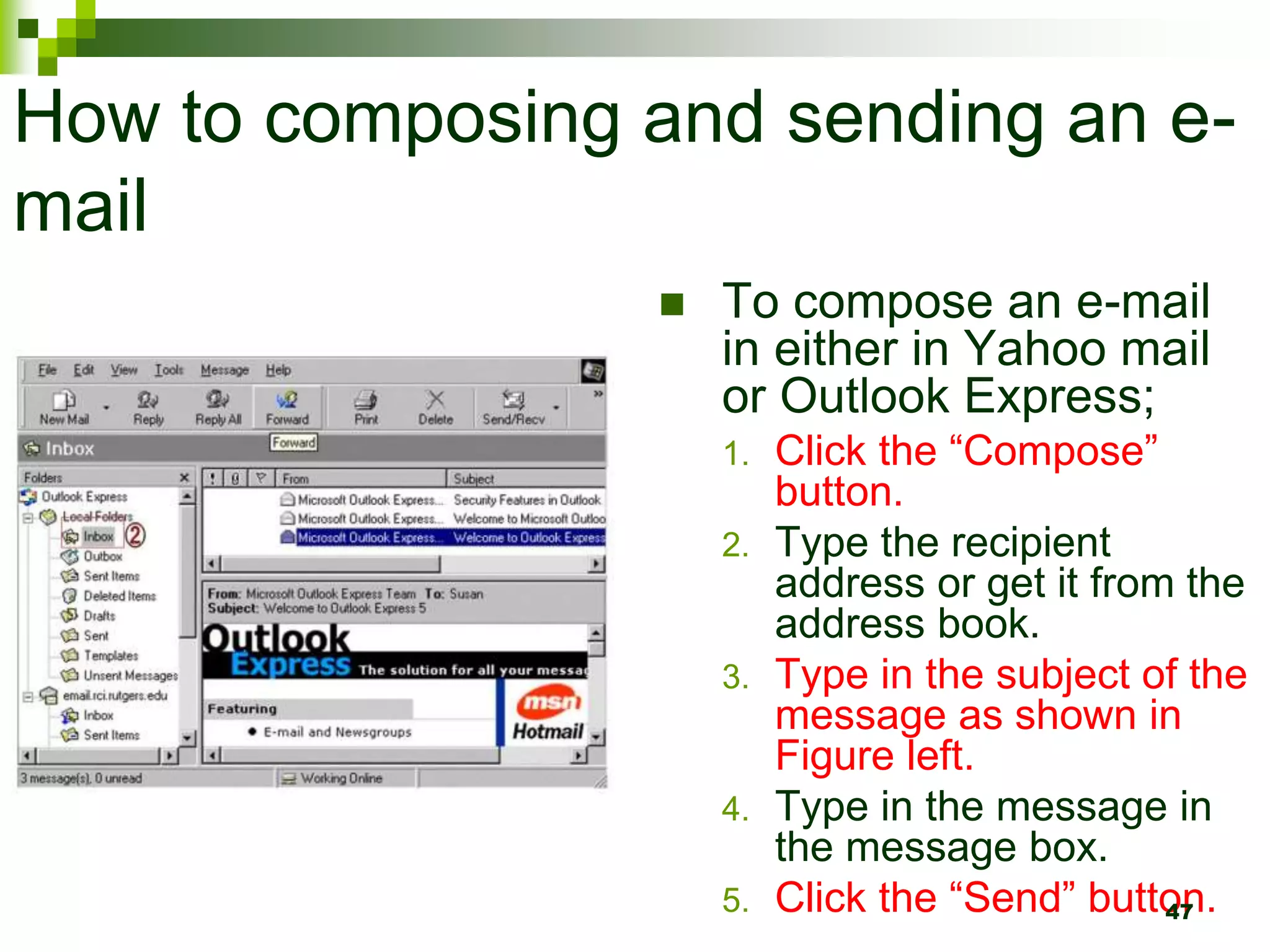 Chapter 1 Internet and e-mail.ppt | Internet for Beginners | Internet