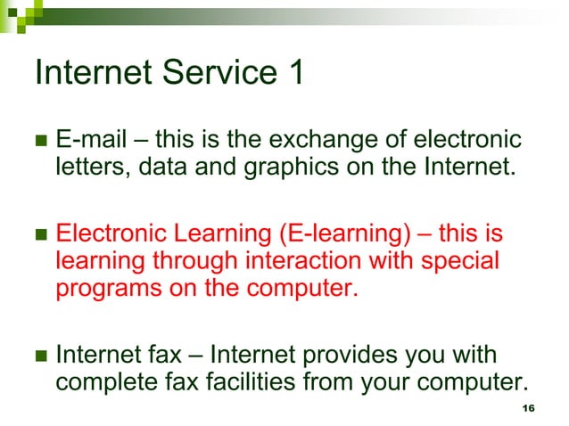Chapter 1 Internet and e-mail.ppt | Internet for Beginners | Internet