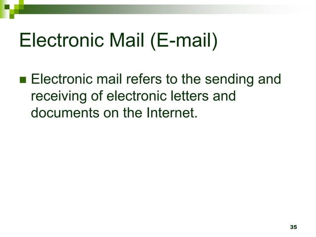 Chapter 1 Internet and e-mail.ppt | Internet for Beginners | Internet
