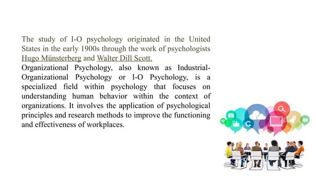 Chapter 1 Introduction of organization psychology | PPT