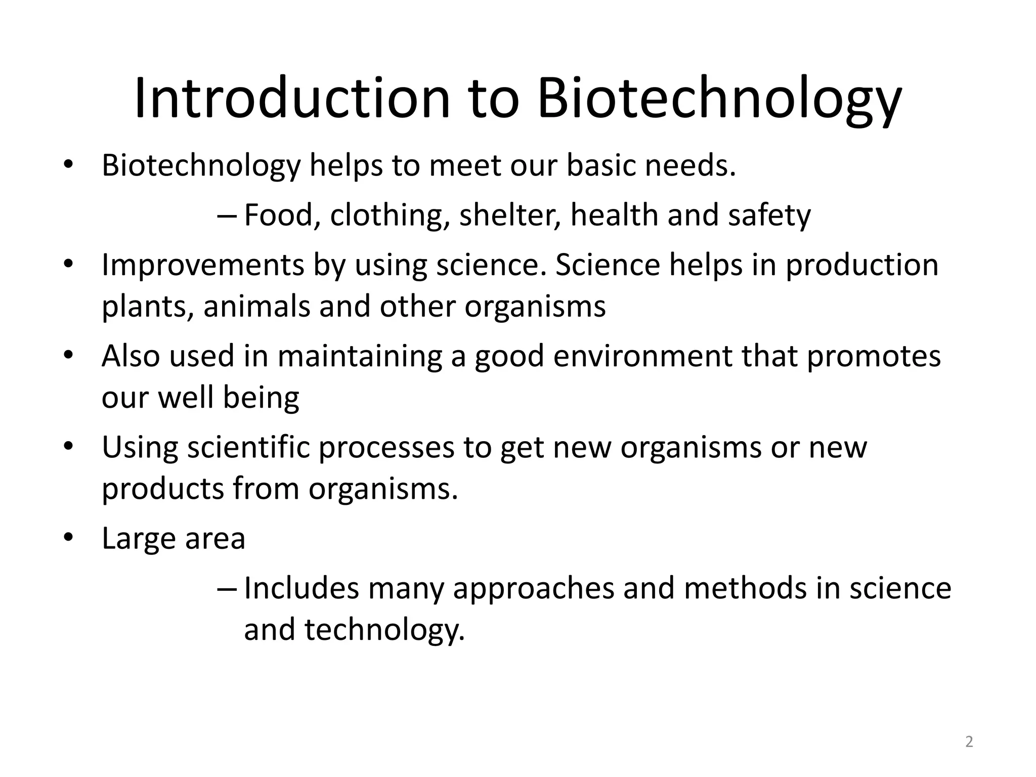 Introduction to Animal Biotechnology | PPTX