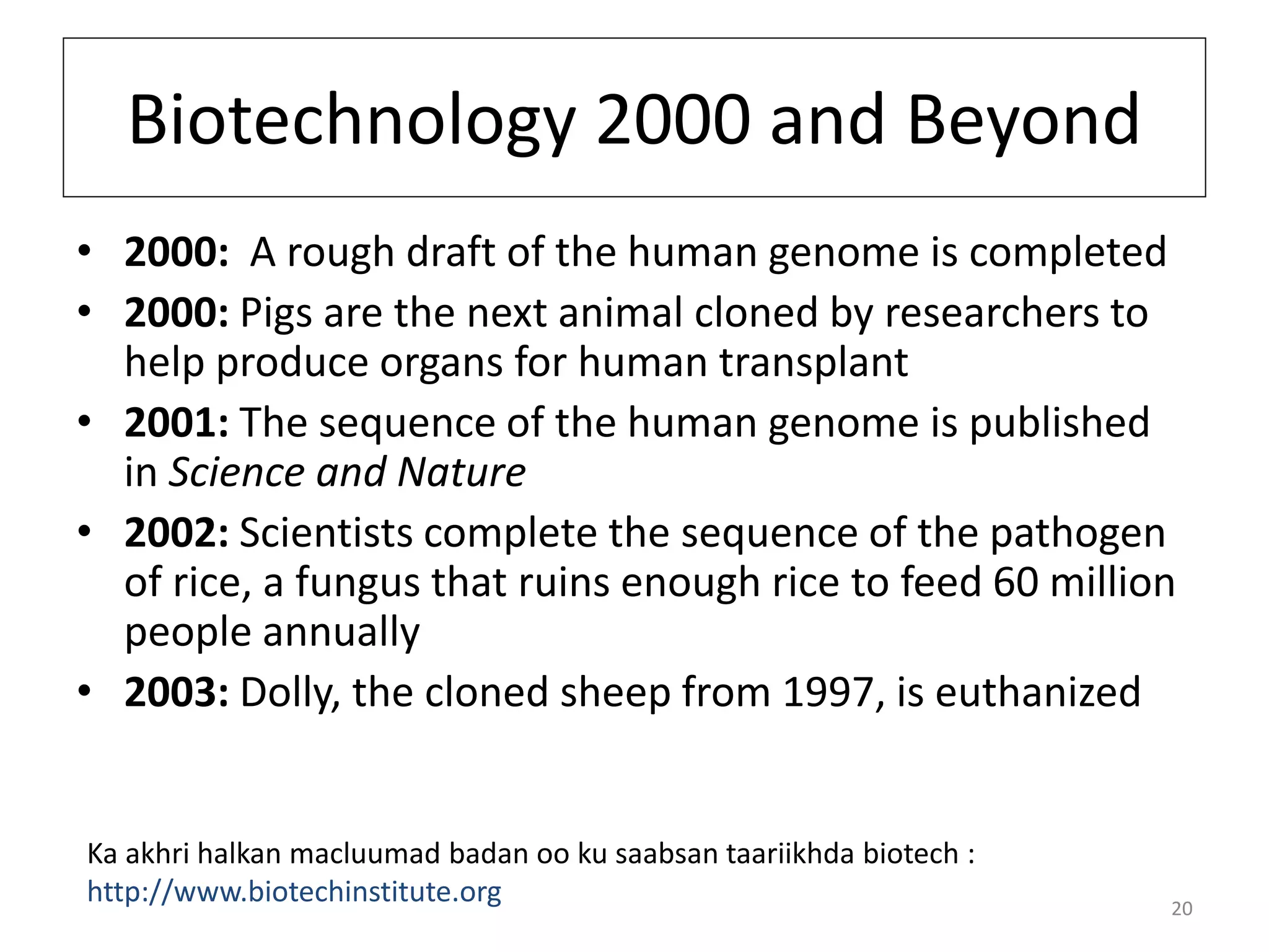 Introduction to Animal Biotechnology | PPTX