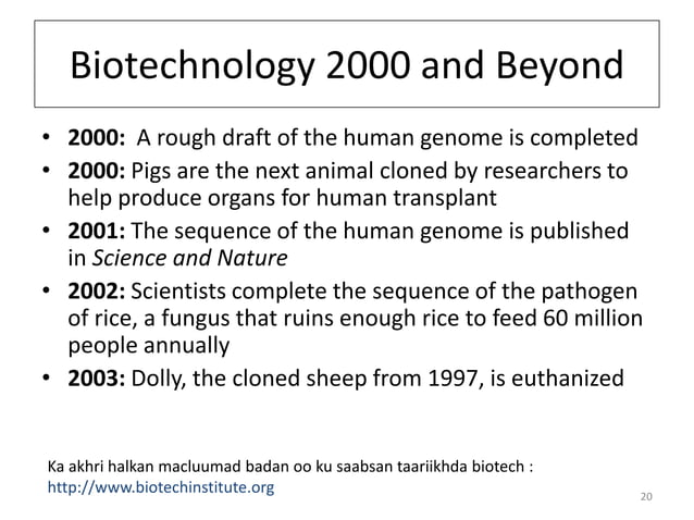 Introduction to Animal Biotechnology | PPTX | Biotech and Biomedical ...