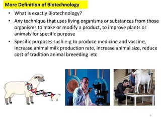 Introduction to Animal Biotechnology | PPTX