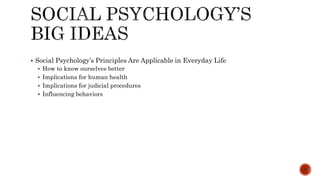 Chapter 1 introducing social psychology | PPTX