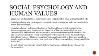 Chapter 1 introducing social psychology | PPTX