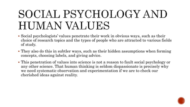 Chapter 1 introducing social psychology | PPTX | Biological Sciences ...