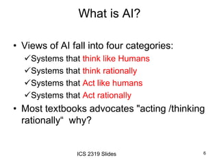 Artificial Intelligence- introduction | PPT