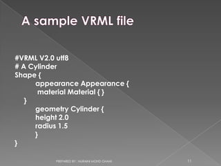 Chapter 1 - INTRODUCTION TO VRML | PPTX