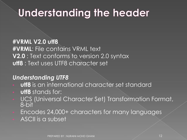 Chapter 1 - INTRODUCTION TO VRML | PPTX