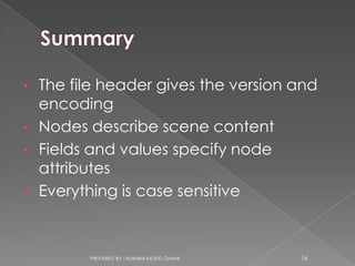 Chapter 1 - INTRODUCTION TO VRML | PPTX