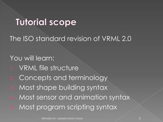 Chapter 1 - INTRODUCTION TO VRML | PPTX