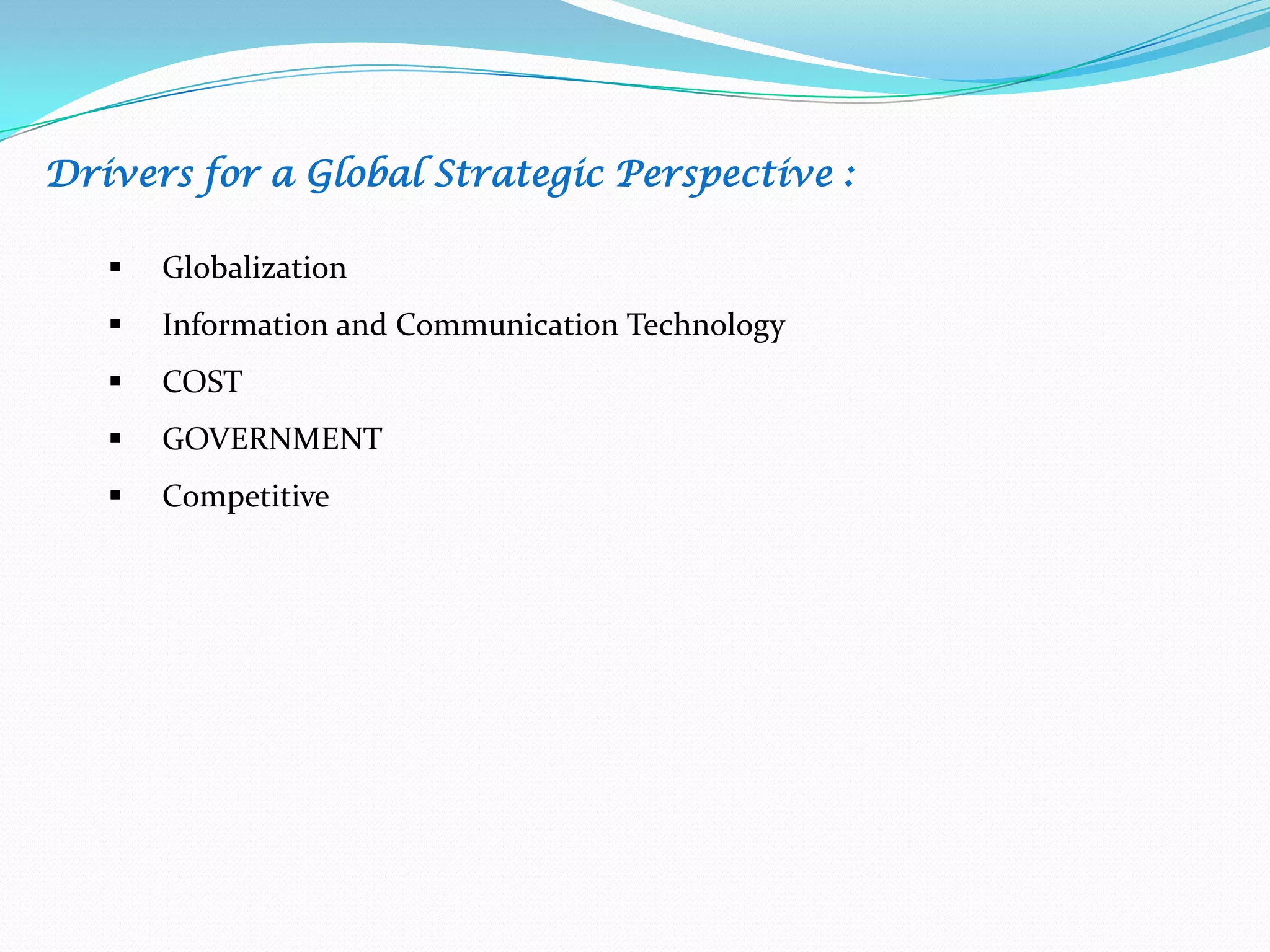 Chapter global strategic management1 introduction | PPTX