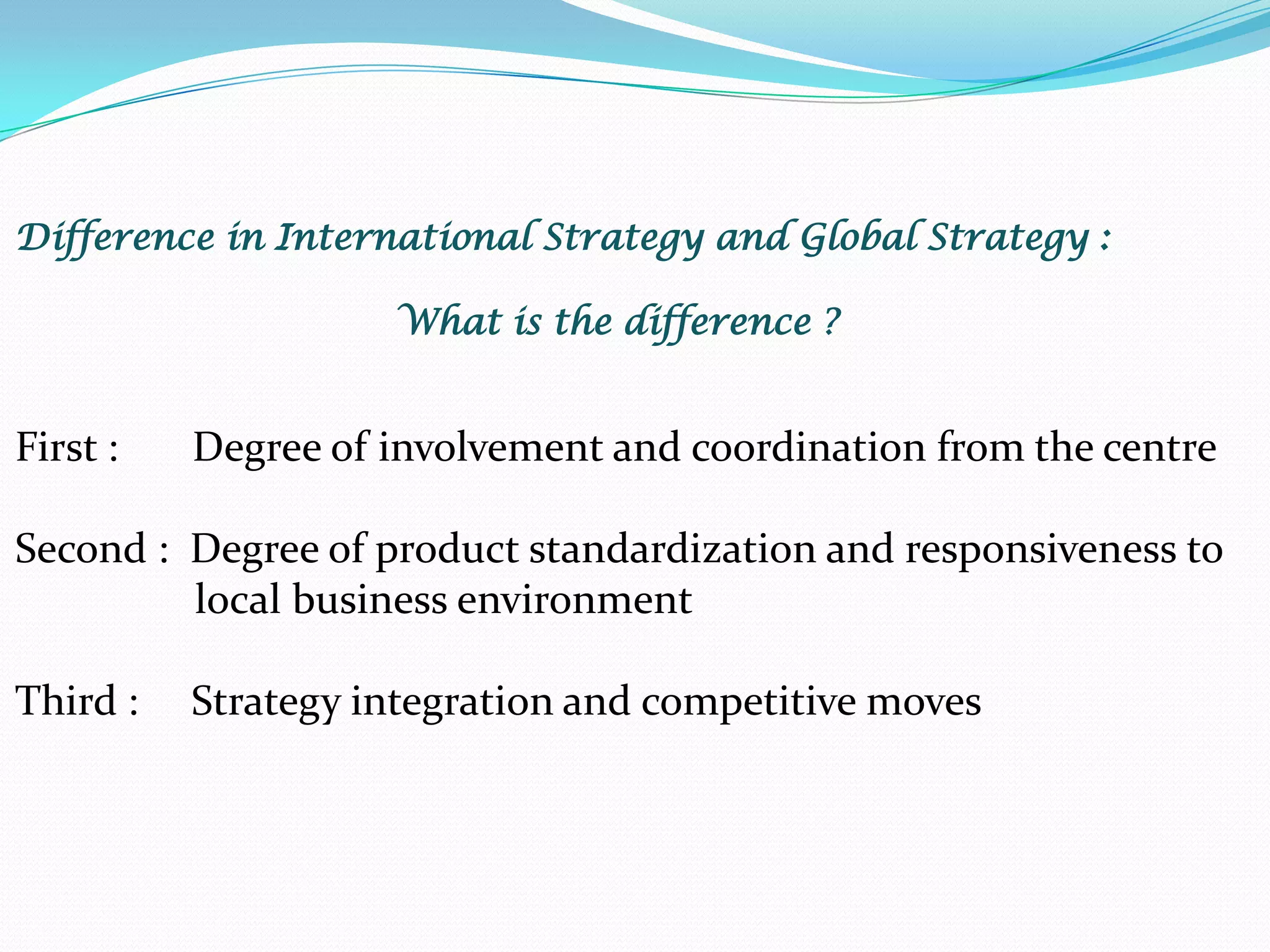Chapter global strategic management1 introduction | PPTX